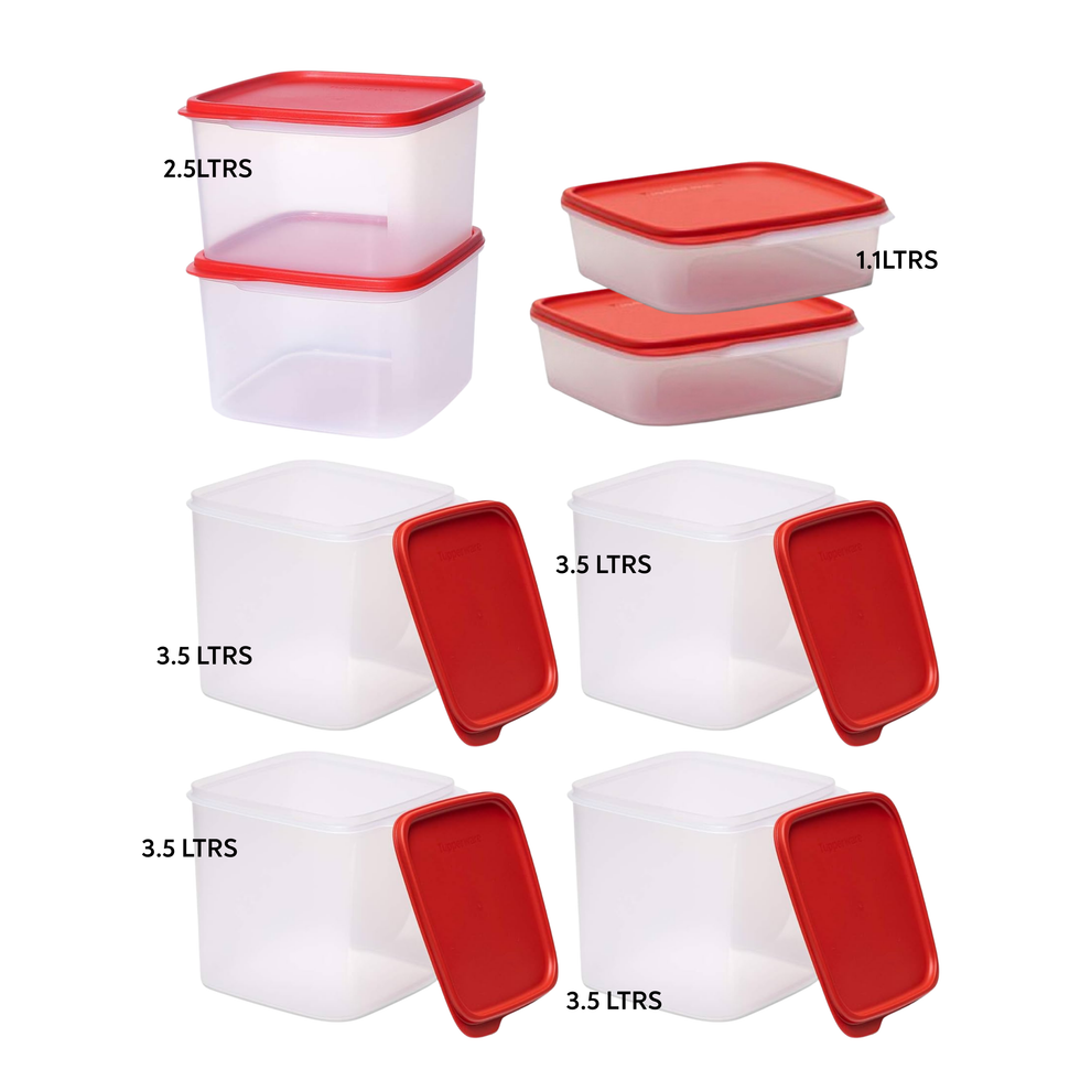 Tupperware Smart Storer Monsoon Combo 8-Piece 55% OFF – Tupperware Vadodara
